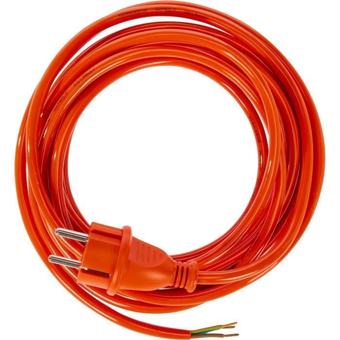 As \ Schwabe Pur Cordon D'Alimentation Pour Chantier De 5 M \ Câble Robuste 230V, 16A Avec Gaine ...