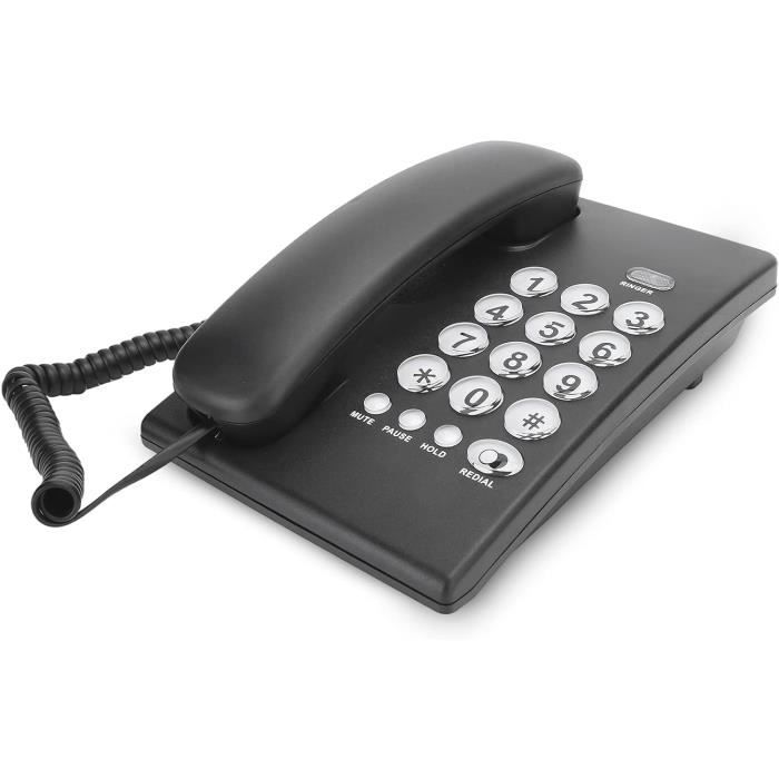 Téléphone Filaire Portable Avec Fonction De Muet, Sans Aucune ...