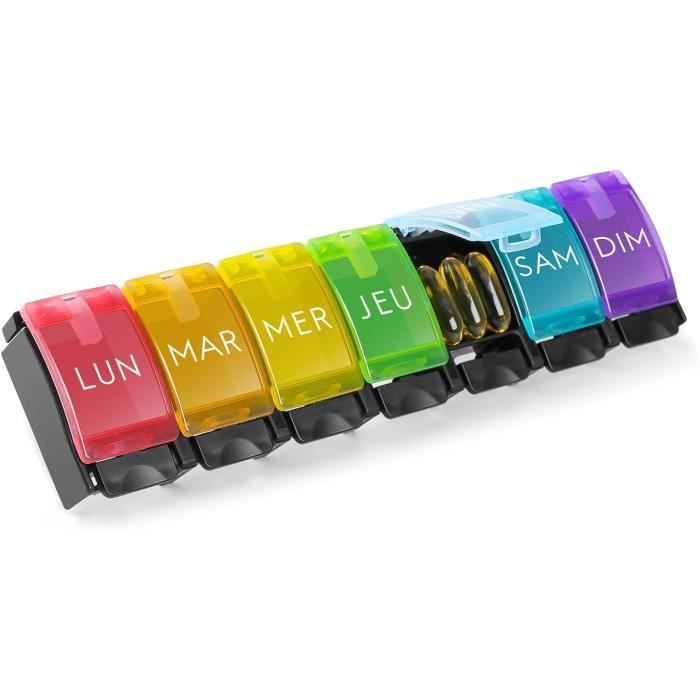 Pilulier Semainier Français 7 Jours - Boîte À Pilules Boîte À ...