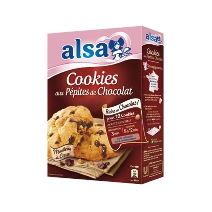 ALSA Cookies Chocolat et éclats de noisettes 320g - Cdiscount Au quotidien