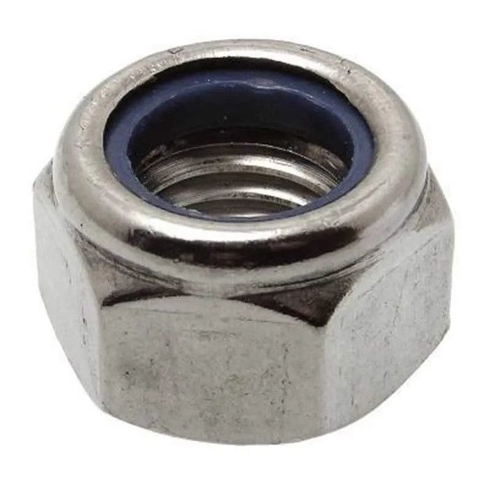 Ecrou hexagonale indesserrables en inox A4 diamètre 10mm, 4 pièces ...