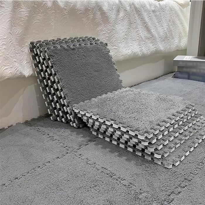 Tapis de sol en mousse peluche de 12 pièces, adaptés à la décoration du ...
