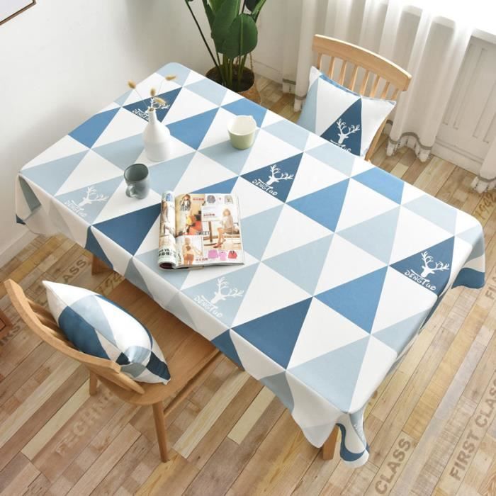 02 90x90cm -GIANTEX – nappe de Table rectangulaire décorative ...
