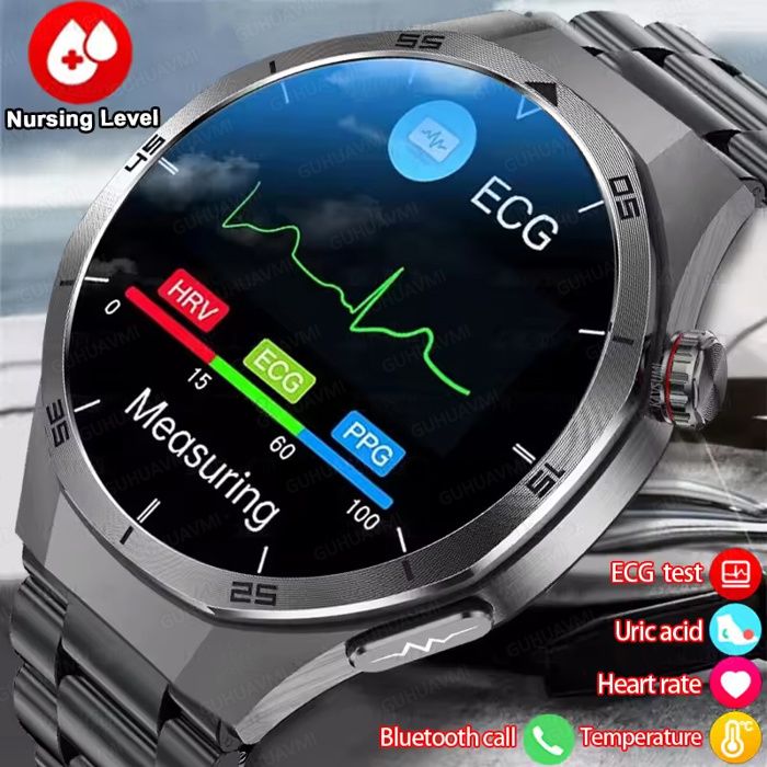2025 nouveau pour HUAWEI ECG + PPG trois haute montre intelligente lipides acide uricique ...