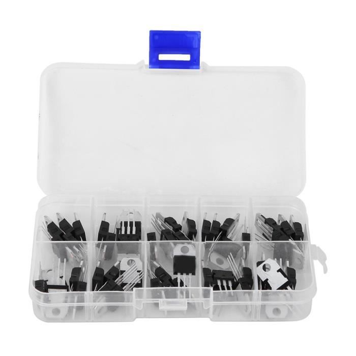Transistor Npn Npn Transistor Pnp Transistor Silicium 50Pcs Régulateur ...