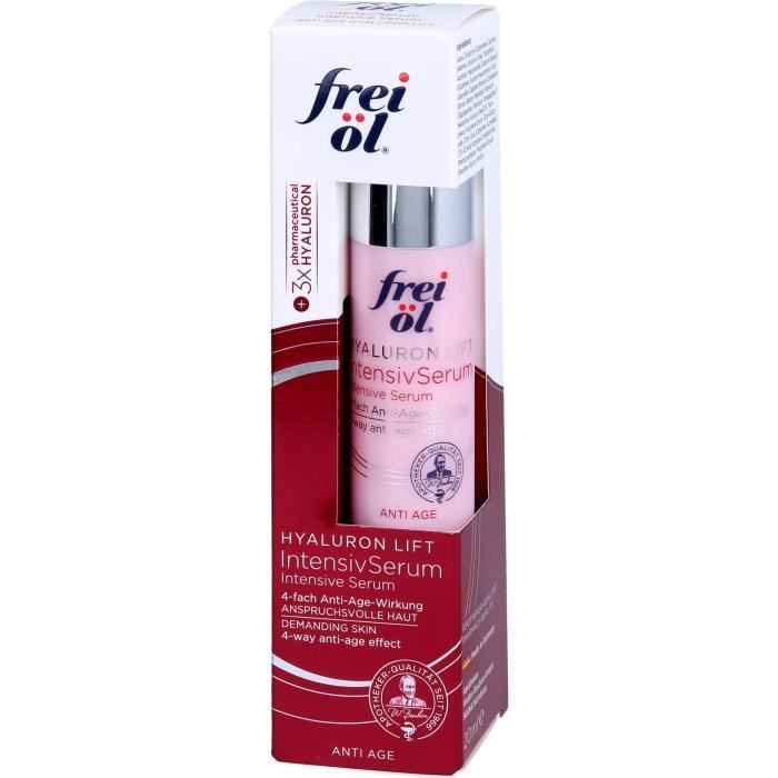 Frei öl Anti Age Hyaluron Lift IntensivSerum, 20 ml Concentré ...