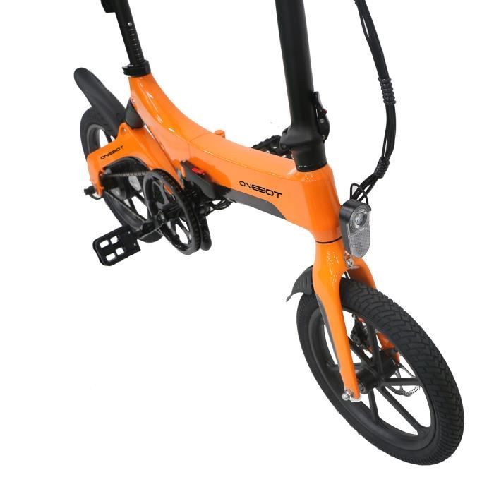 ONEBOT S6 16 pouces vélo électrique pliable système de suspension e ...