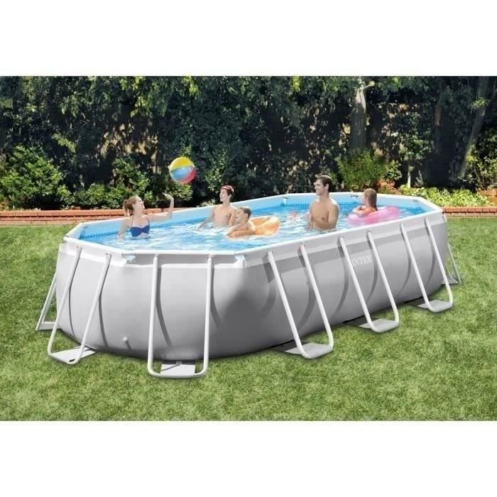 Kit Piscine hors sol tubulaire INTEX - Pris Frame - 503 x 274 x 122 cm ...