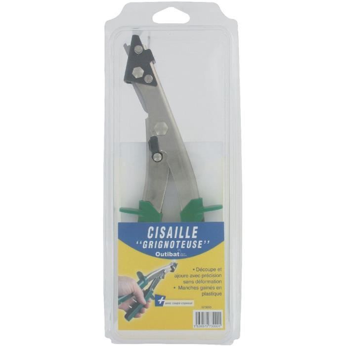 Cisaille grignoteuse Outibat - Forme du manche - Cdiscount Jardin