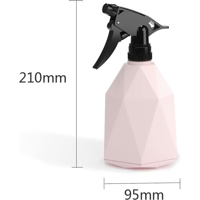 ZEOABSY 2 Pièces Rose Flacon Spray Vide 600ml, Vaporisateur Brumisateur ...