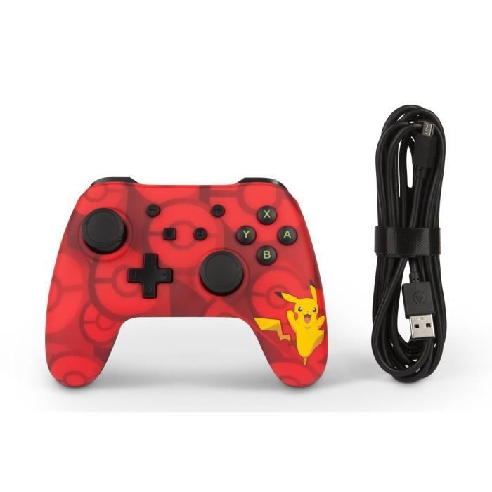 POWER A Manette Nintendo Switch Wired controller - Pikachu - Cdiscount ...