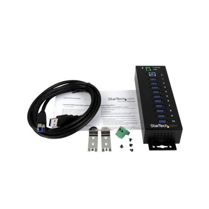 Hub USB 3.0 - STARTECH.COM - ST1030USBM - 10 ports - Protection contre ...