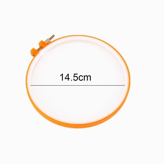 Cerceaux de broderie en plastique, rond, pratique et aléatoire ...