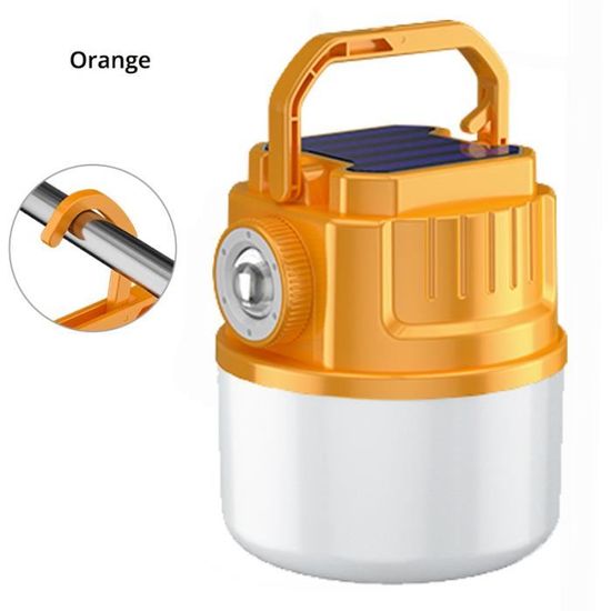 Orange Solaire-1 PC-1000w Solaire Led Extérieure Zoom Lampe De Camping ...