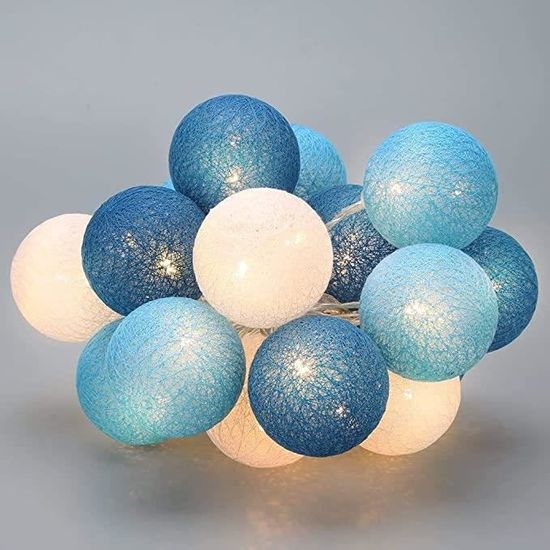 Guirlande Lumineuse - AMOUNE - 3.5M - 20 LED - Coton - Éclairage ...