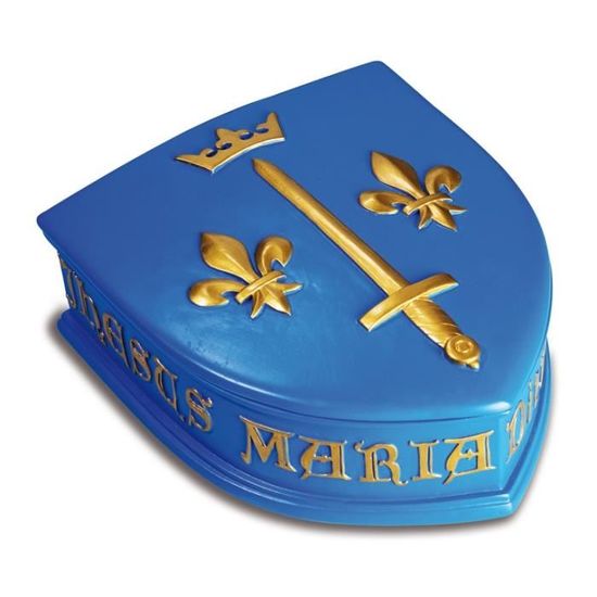 Boite Blason Jeanne d'arc en resine 14/12/4,5 cm … - Cdiscount Maison