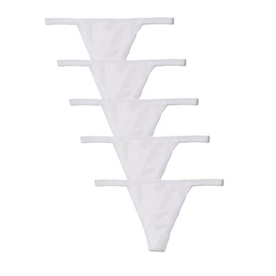 Soutien-Gorge String en coton, paquet de 5 Blanc - Cdiscount Prêt-à-Porter