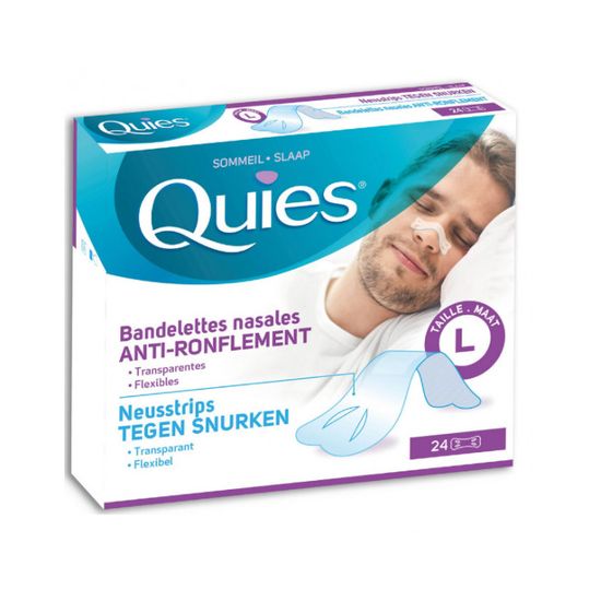 Quies Anti-Ronflement 24 Bandelettes Grande Taille - Cdiscount Santé ...