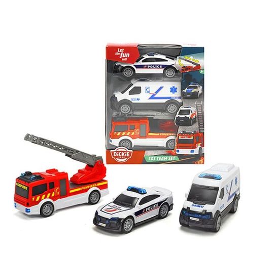 Dickie sos team set 3 pcs - Cdiscount Jeux - Jouets