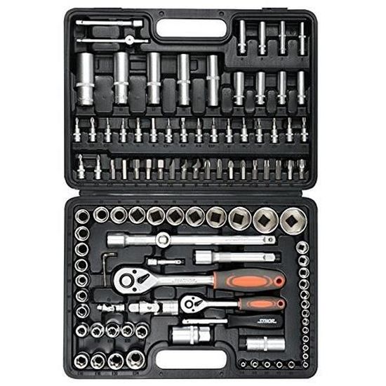 Coffret d'outils Yato 108 pièces 1/2 pouce - Cdiscount Bricolage