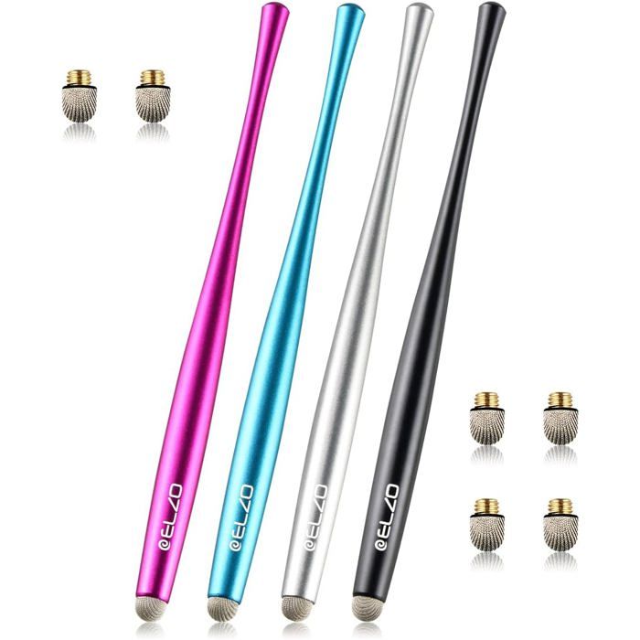 Stylet pour écran tactile - EDILIQ - 4 pièces - 6 pointes de fibre ...