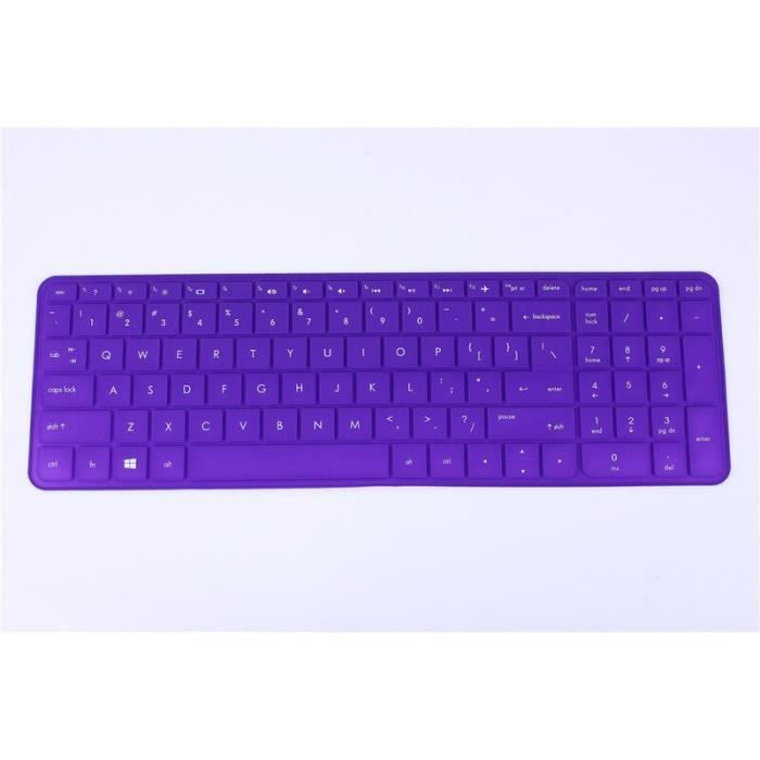 Violet-New Ultra Thin Soft Silicone Gel Keyboard Protector Cover Skin ...