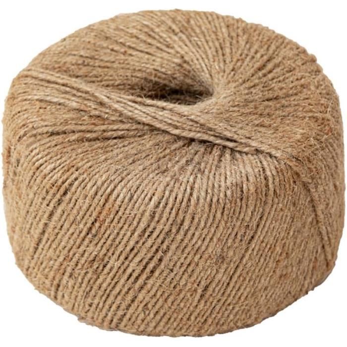 3,5 Mm D'Épaisseur Ficelle De Jute 100M Naturel Jute Corde Corde Liens ...