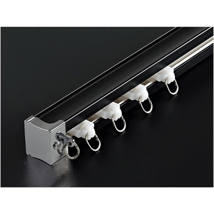 Tringle À Rideau 1-4M,Tringle À Rideau Coulissante En Métal,Ensemble De ...