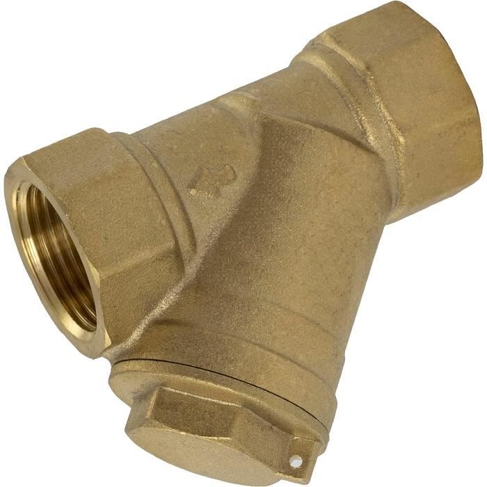 C60619 - Filtre À Tamis En Y Femelle-Femelle 3-4" Pour Eau Pn16, Dn20 - Filetage Interne ...