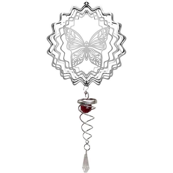 Wind Spinner en Métal 3D Spinner à Vent Suspendu à Vent Rotatif Spinner ...