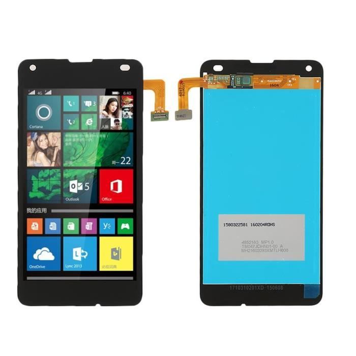 Pour nokia lumia 550 noir 5'' ecran cd vitre tactile - Cdiscount Téléphonie