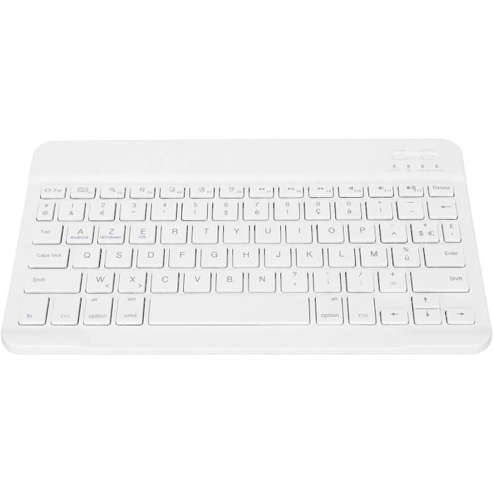Clavier 10 Pouces, Conception Étanche, Clavier Français Bluetooth Sans ...