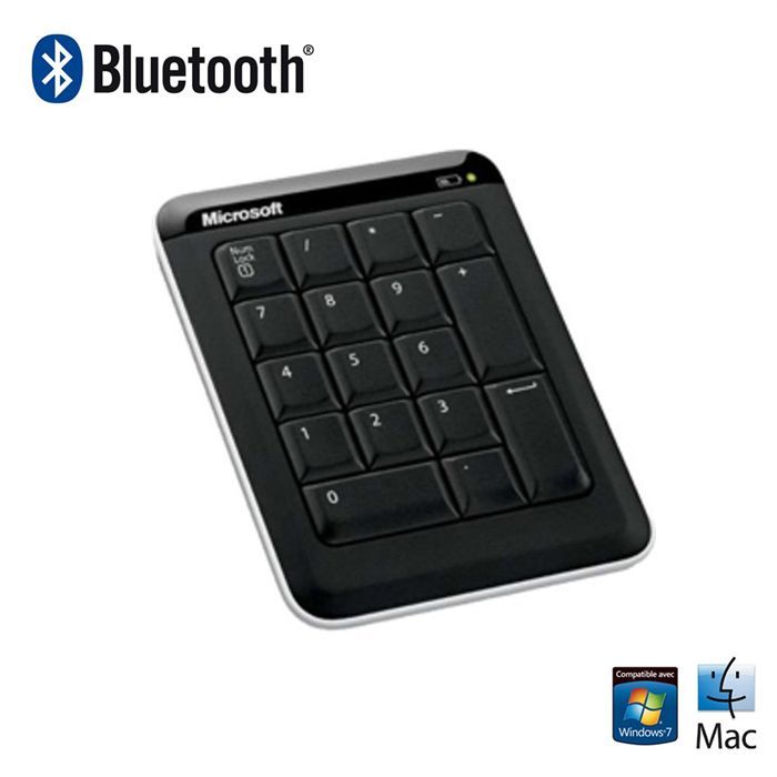 Microsoft Bluetooth Number Pad - Cdiscount Informatique