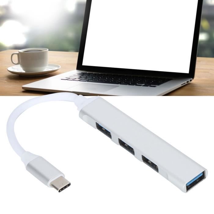 SAL HUB de type C vers USB HUB USB C 4 Ports Type C vers USB 2.0/3.0 ...