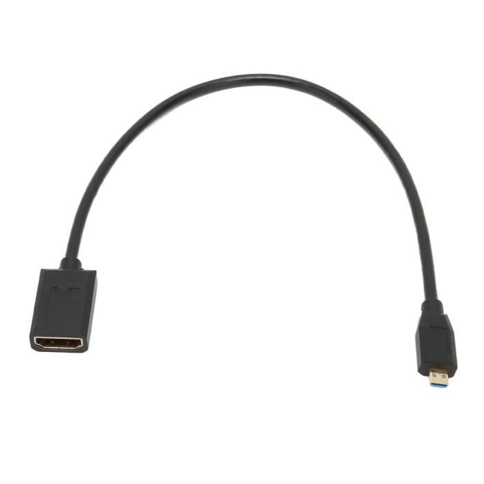 ROM Interface multimédia HD câble HD 8K 60Hz 24k plaqué or haute ...
