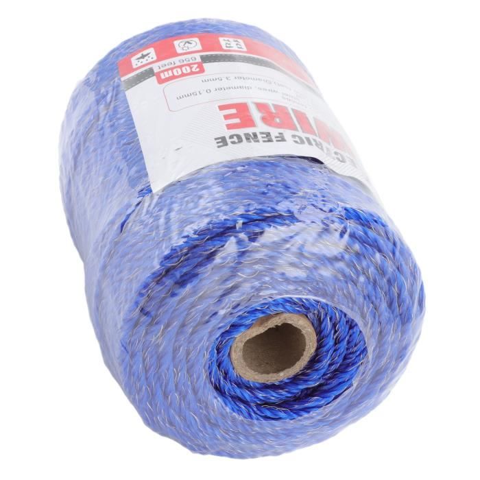 BEL-7293629213484-Clôture Poly Fil Clôture électrique Polywire 6 brins ...