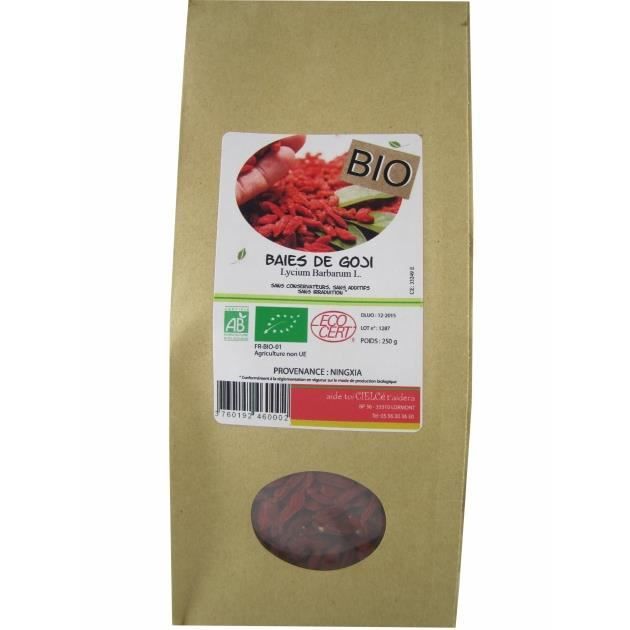Goji Bio AB certifié Ecocert - Sachets de 500 g - Cdiscount Santé ...