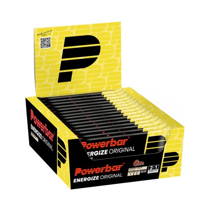 Barre énergétique 15x55g Cookies et crème Powerbar Proteine - Cdiscount ...