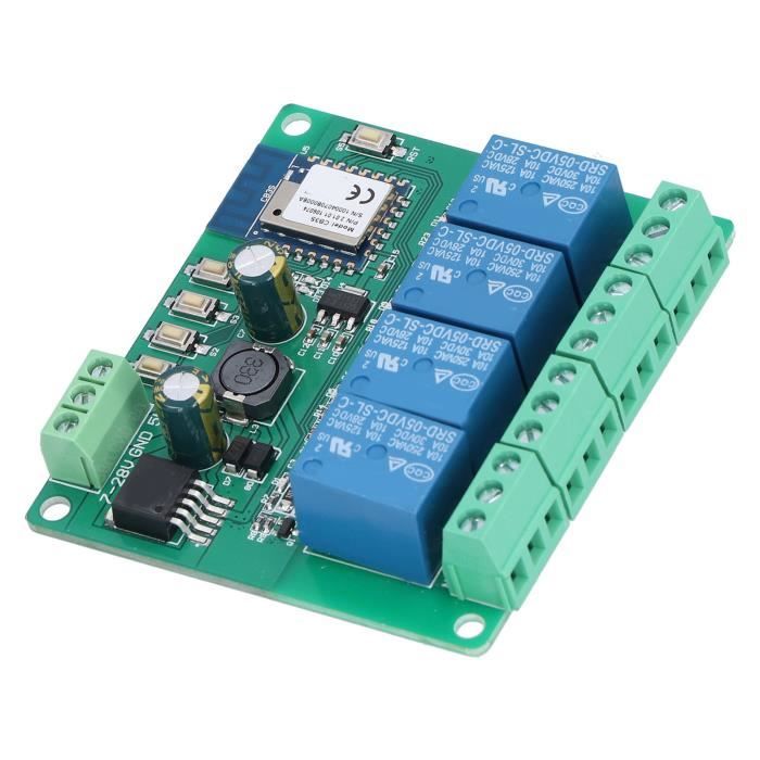 Qiilu Module de relais WiFi de contrôle APP Module de relais à distance ...