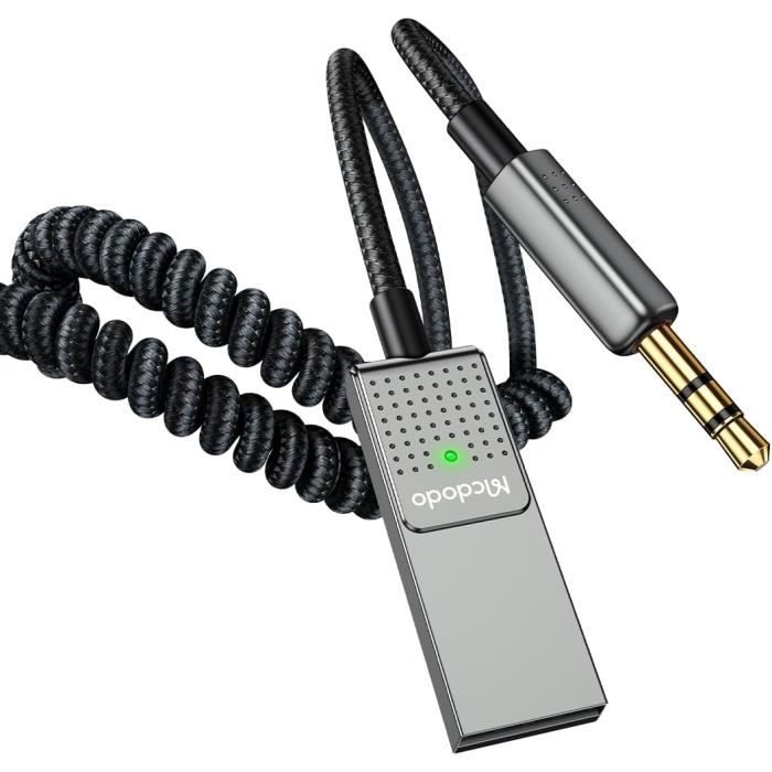 Adaptateur Auxiliaire Bluetooth 5.3 Pour Voiture, Adaptateur Auxiliaire ...