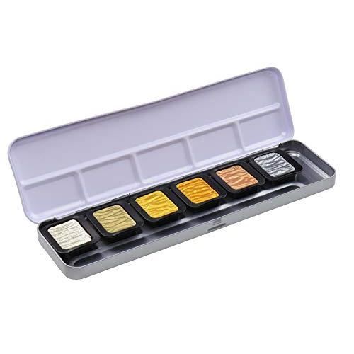 Finetec Boîte de peinture métallique F7001-6 couleurs opaques de ...