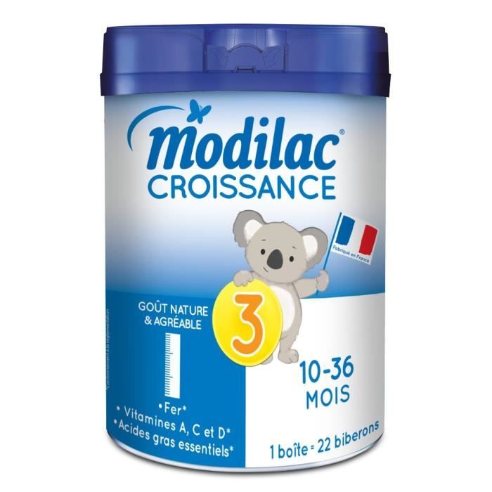 MODILAC Lait en poudre croissance 3e age 800g - Achat / Vente lait de ...