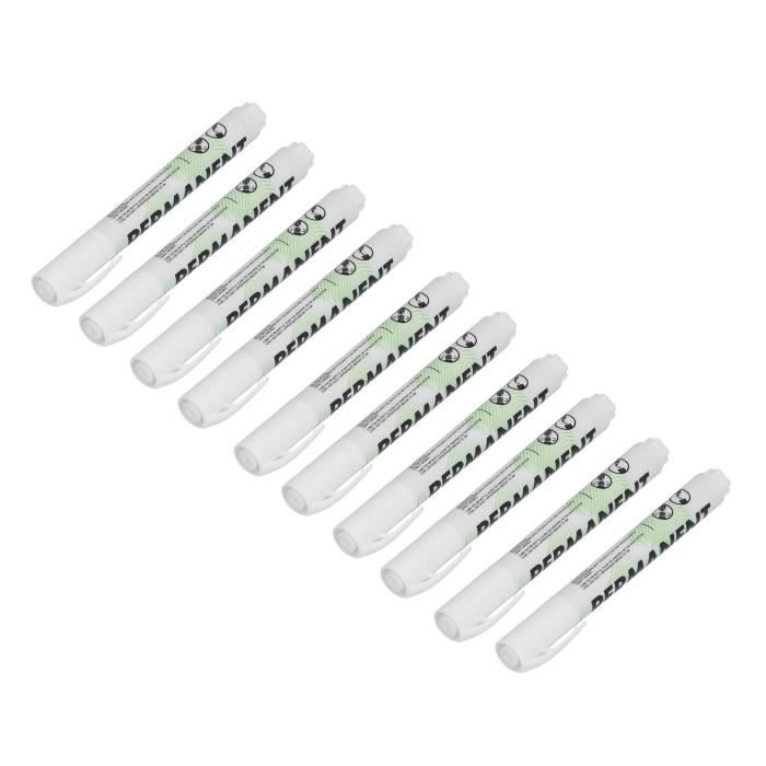 Sonew marqueur permanent blanc 10 stylos marqueurs bricolage ...