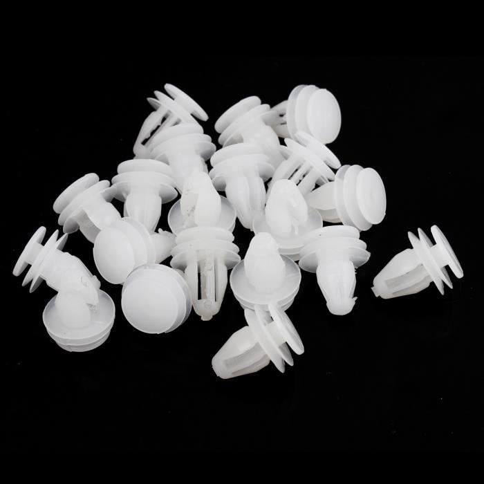 Sourcingmap 20 Pcs Rivet Plastique Retenue Porte Garniture Clips ...