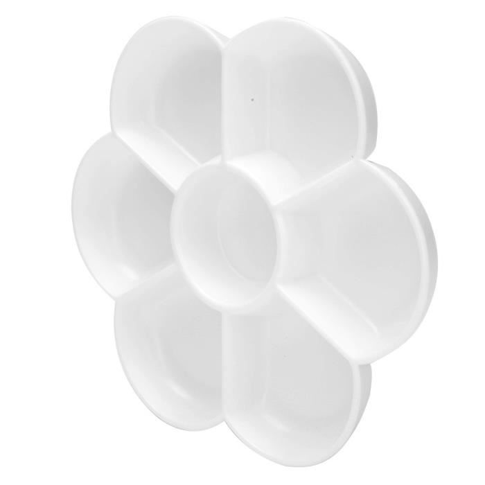 Palette de peinture - SURENHAP - 7 trous - Plastique de haute qualité ...