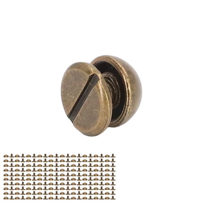 SURENHAP goujons de rivets métalliques tubulaires Kit de Rivets en cuir ...