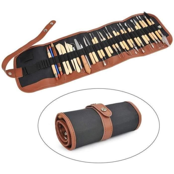 OUTIL DE SCULPTURE - RIFLOIR - RAPE - AIGUILLE - SPATULE A GRATTER ...