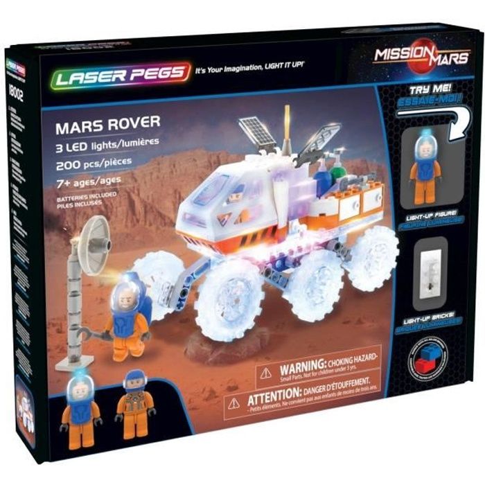 LASER PEGS Jeu de construction Mars Rover - Cdiscount Jeux - Jouets