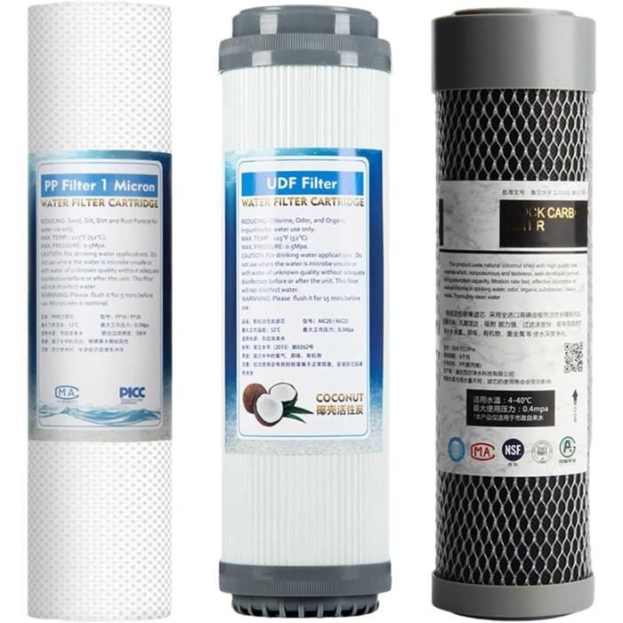 Filtre À Eau Potable, Système De Filtre À Eau Ro, 3 Pré-Filtres Kit De ...