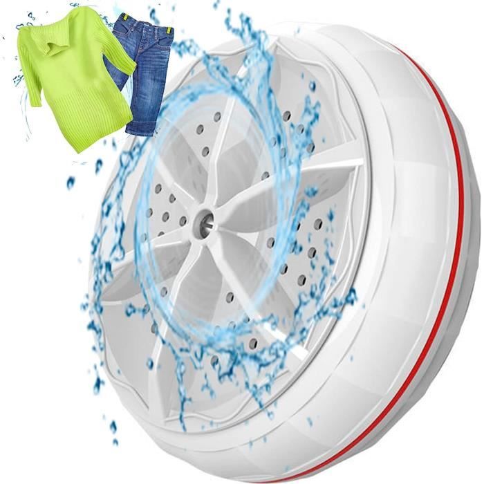 Mini Laveuse Portable, Machine À Laver Puissante De 30 W, Laveuse Turbo ...